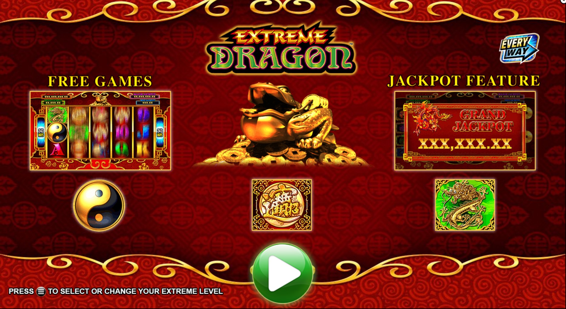 Extreme Dragon (Aruze Gaming) Slot Review & Demo - Respinix