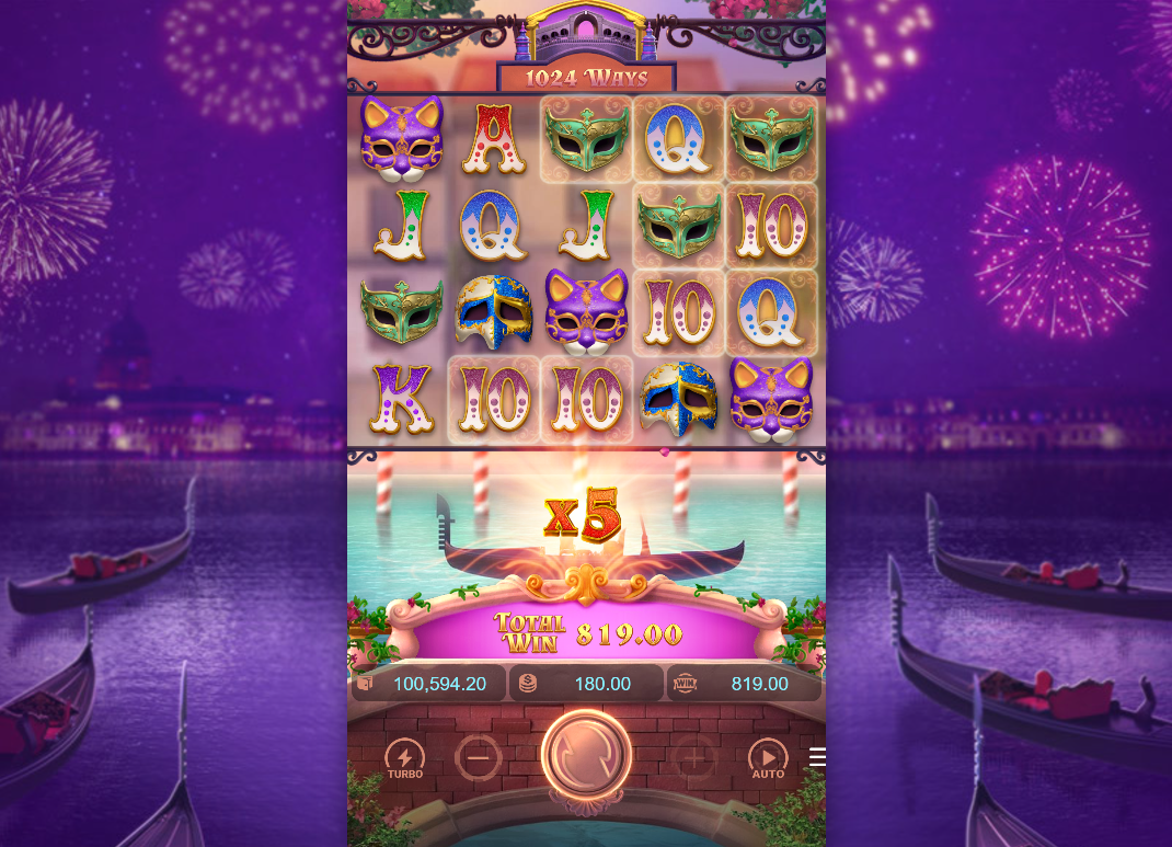 Mask Carnival Demo | Play PG Soft's Venice-Themed Slot Free