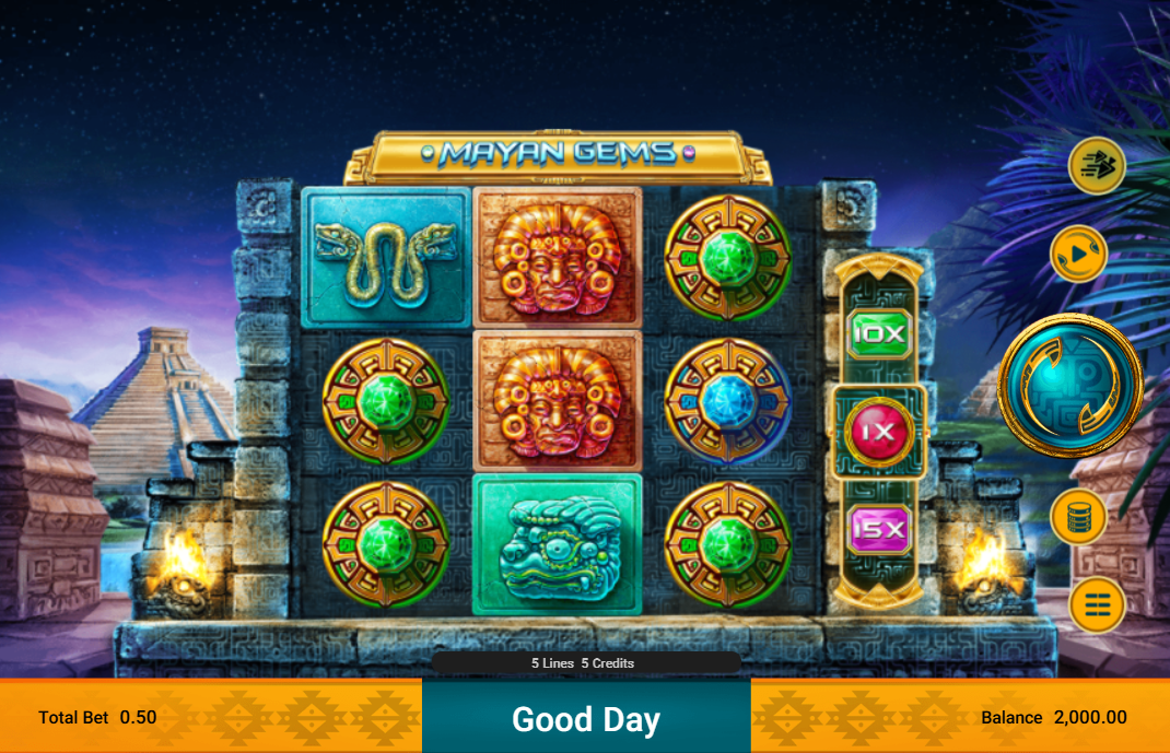 Play Mayan Gems Free Demo | 97.15% RTP Slot by Spadegaming