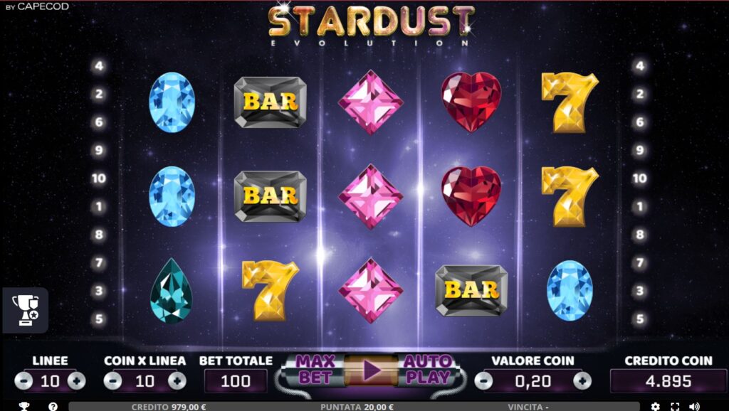 Stardust Evolution Slot Free Play & Demo | Capecod Gaming | Respinix