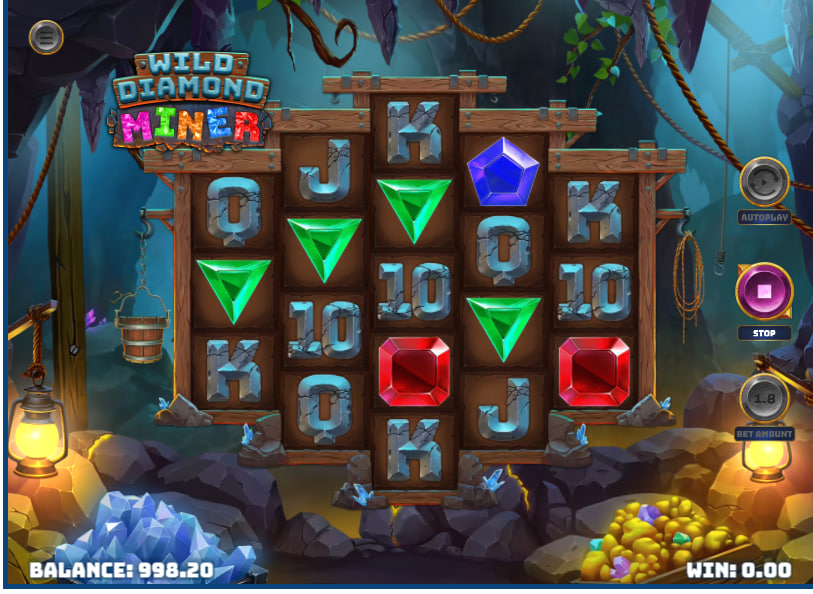 Wild Diamond Miner (Genesis Gaming) Slot Review & Demo - Respinix