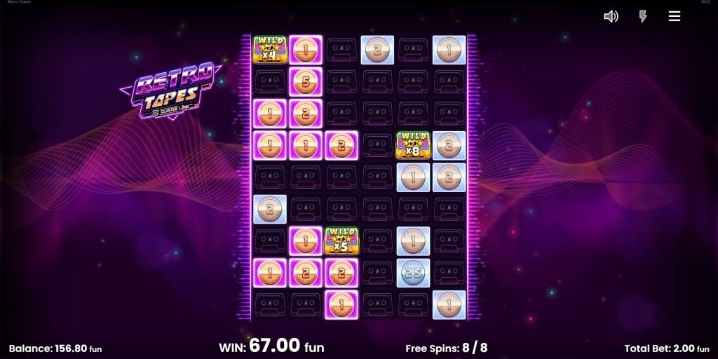 Retro Tapes Slot Review | Push Gaming | Respinix