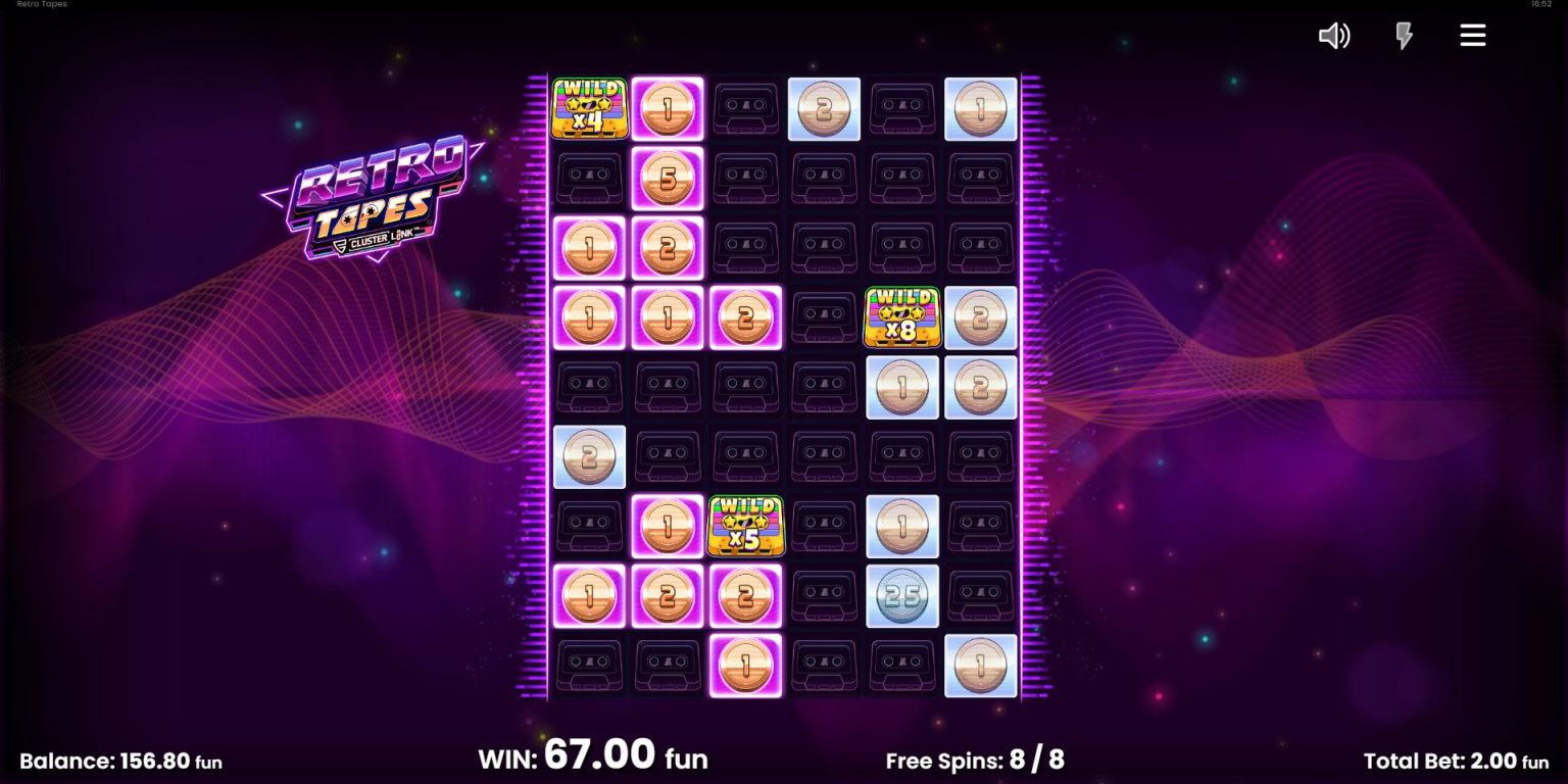 Retro Tapes Slot Review | Push Gaming | Respinix