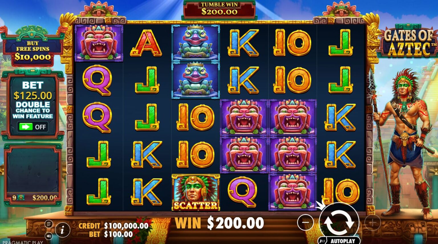 Gates of Aztec Demo | Free Play Slot 96.5% RTP | Respinix