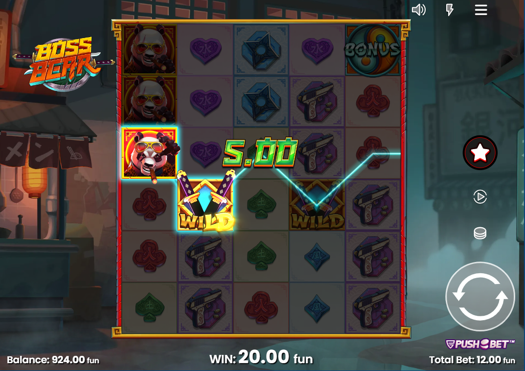 Boss Bear Demo ᗎ Free Play Slot from Push Gaming (2023)