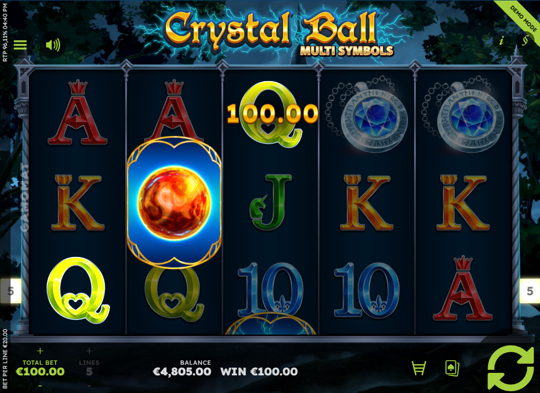 Crystal Ball Multi Symbols Demo: Play Free Gamomat Slot [2024]