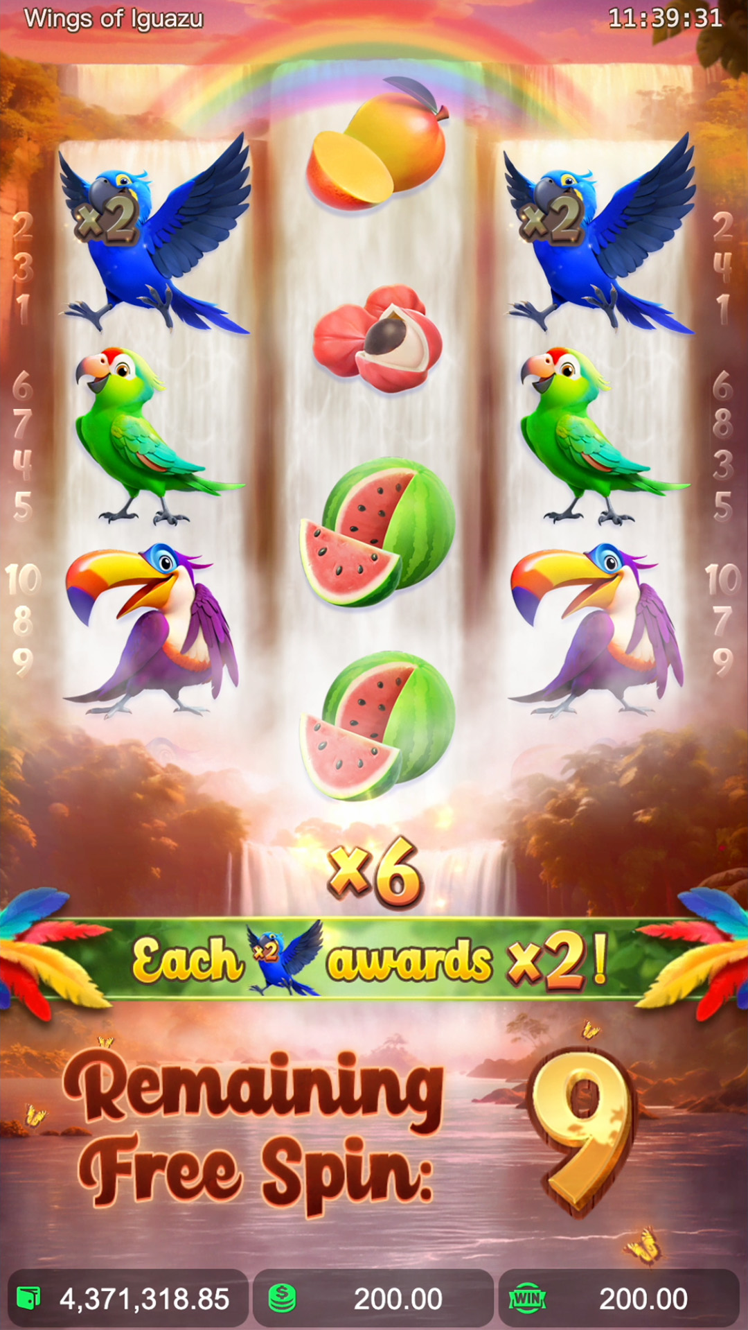 Wings of Iguazu (PG Soft) Slot Review & Demo