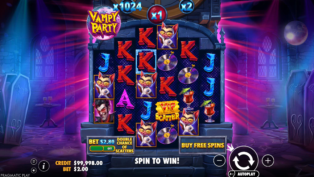 Vampy Party Slot Free Play & Demo | Pragmatic Play | Respinix