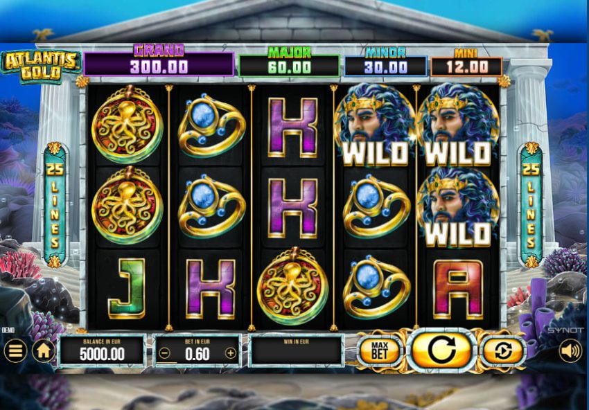 Atlantis Gold™ (SYNOT Games) Slot Review & Demo - Respinix