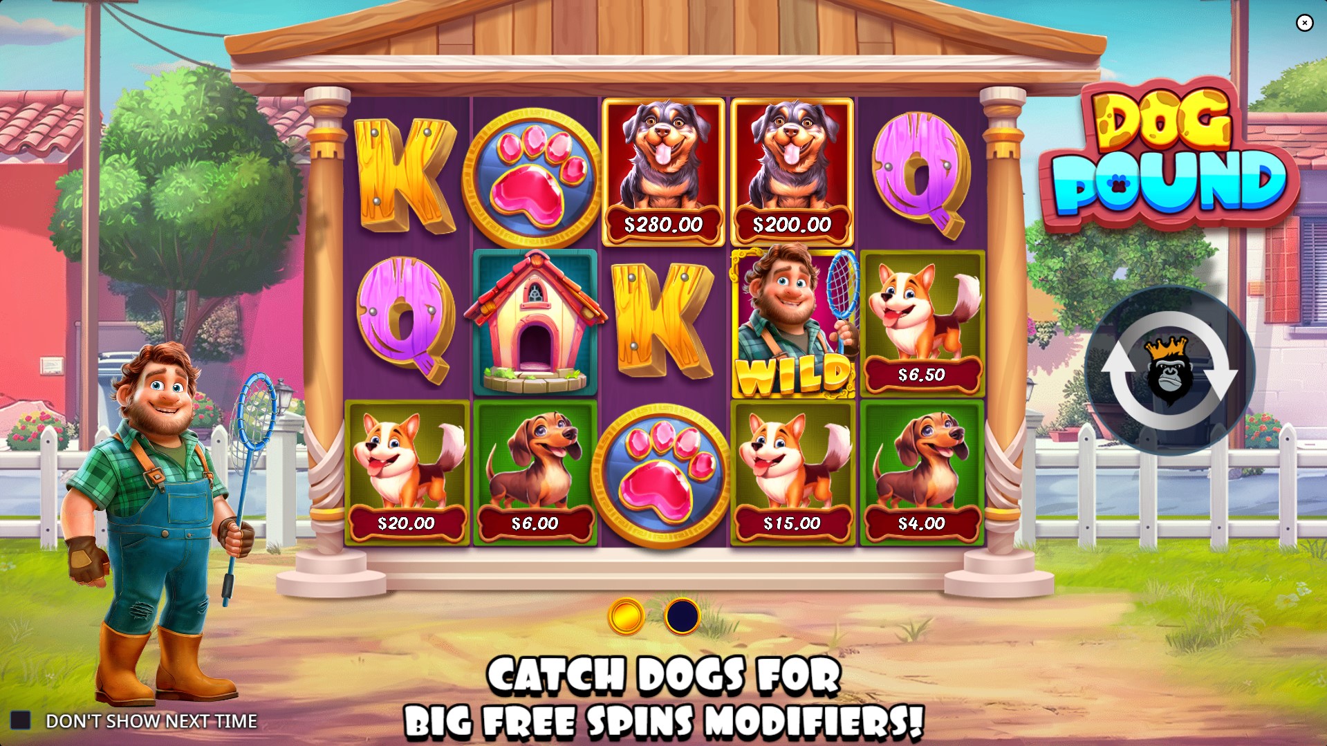 Dog Pound Slot: High Volatility, Big Wins & Adorable Dogs!
