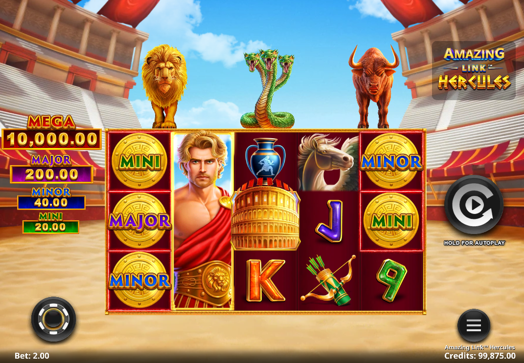 Amazing Link Hercules Demo | Play Free SpinPlay Games Slot