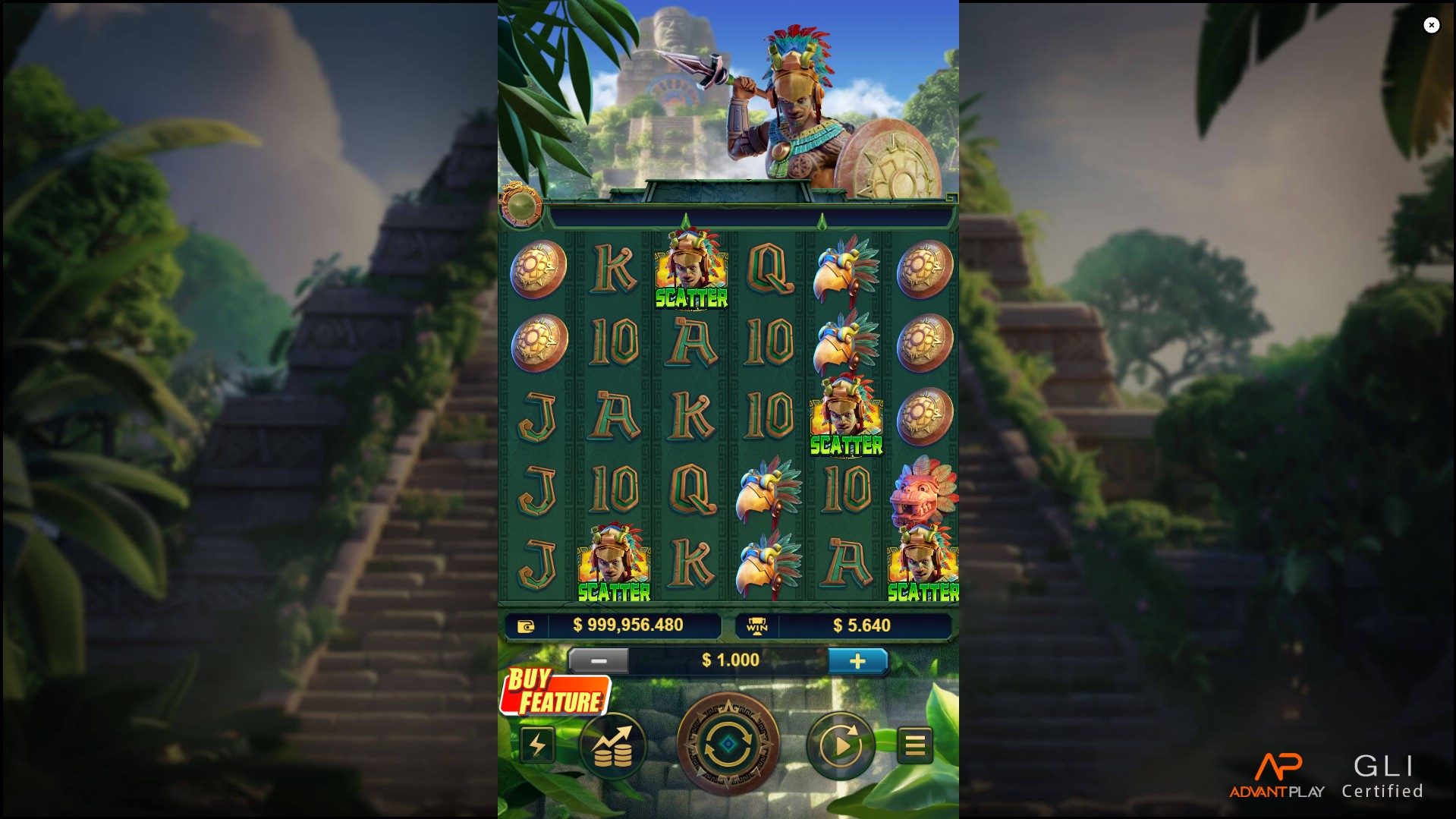 Aztec: Gold Temple (AdvantPlay) Slot Review & Demo - Respinix