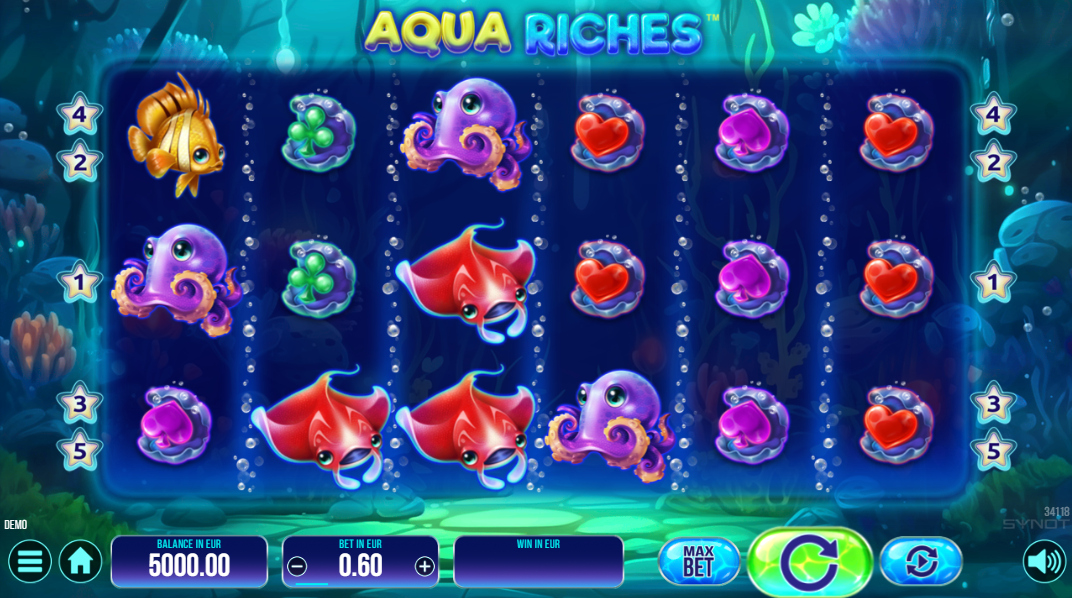 Aqua Riches Slot ᗎ Play Demo Free + Review (250,000€ Max Win)