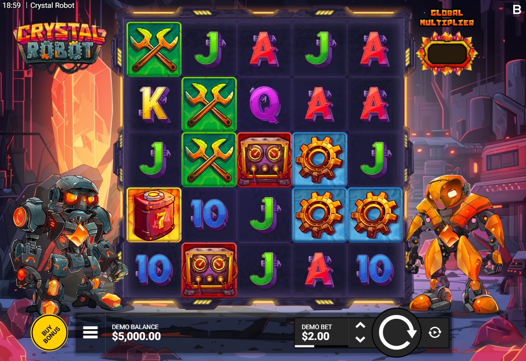 Crystal Robot Demo | Play Backseat Gaming's Latest Slot Free - Respinix