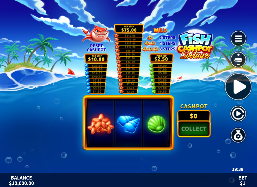 Fish Cashpot Deluxe Free Play & Review | High Volatility Maritime Slot