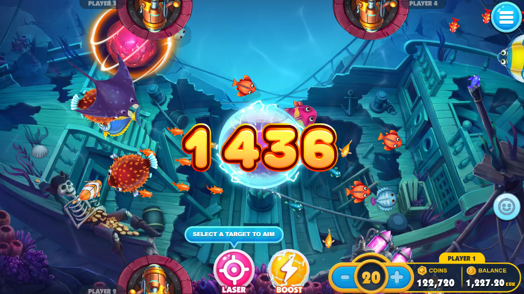 Lucky Fishing Slot | Free Demo Play | Multiple Jackpots & Boss Battles