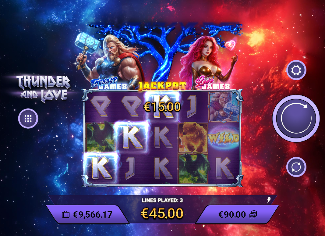 Thunder Love Slot Demo | Free Play with Magic Runes Collection
