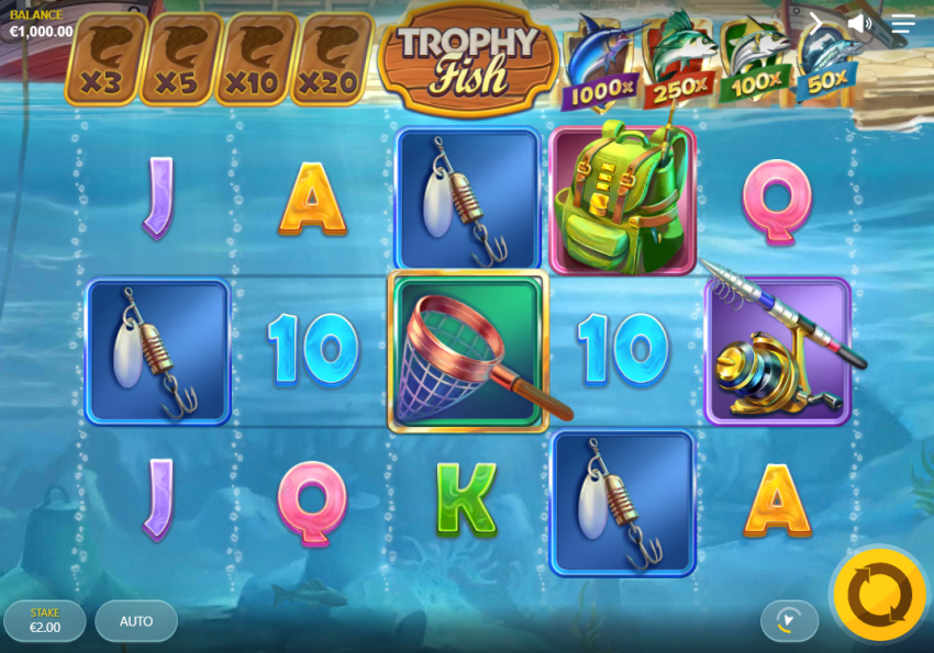 Trophy Fish Free Demo | Red Tiger's Maritime Slot with 27,109x Wins