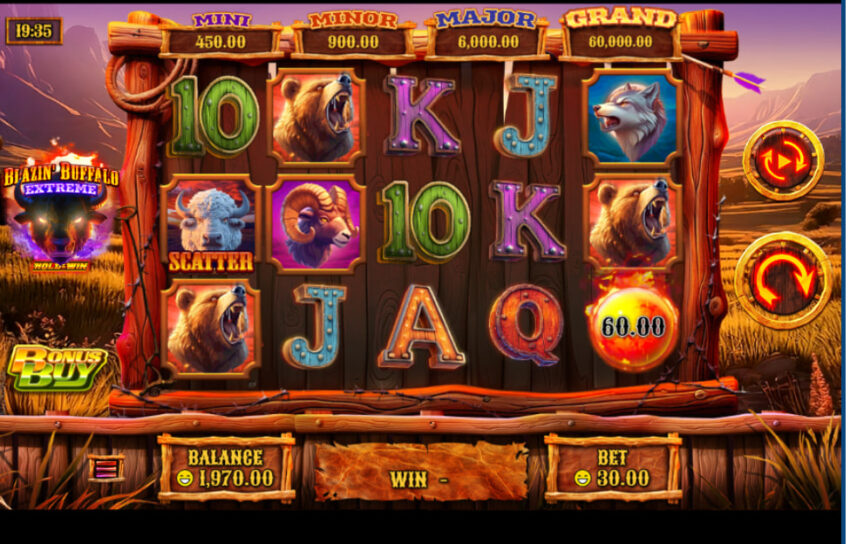 Blazin’ Buffalo Extreme - Hold & Win (Rival) Slot Review & Demo - Respinix