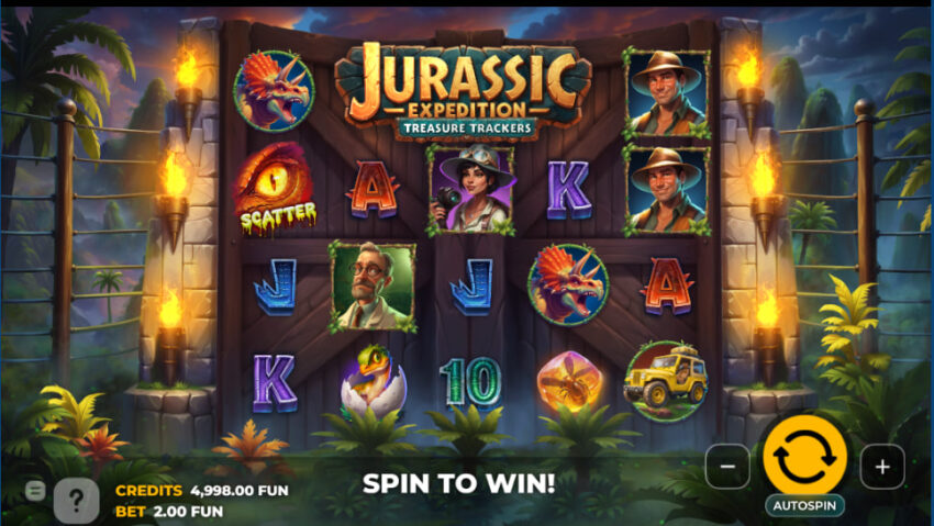 Jurassic Expedition: Treasure Trackers (Spinocchio) Slot Review & Demo ...