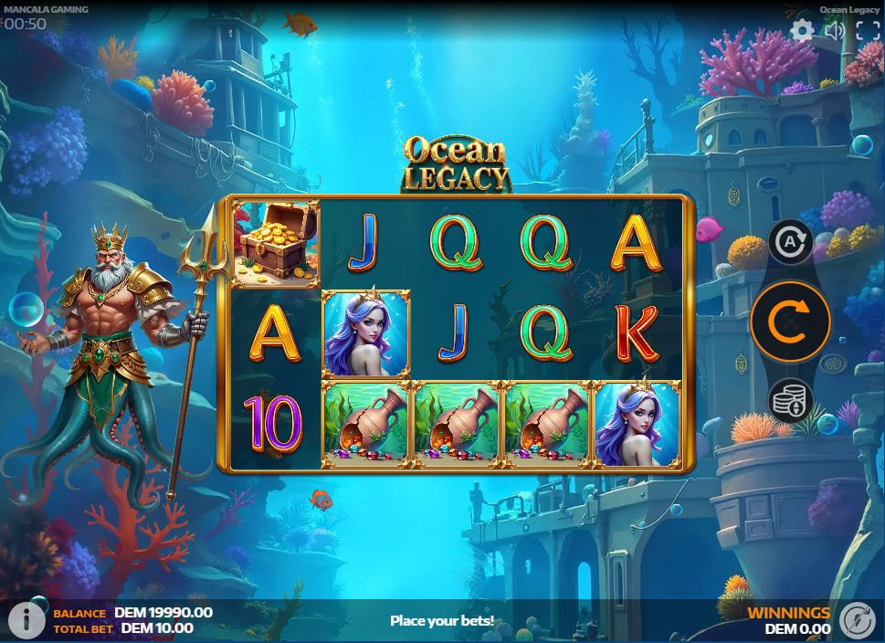 Ocean Legacy (Mancala Gaming) Slot Review & Demo - Respinix