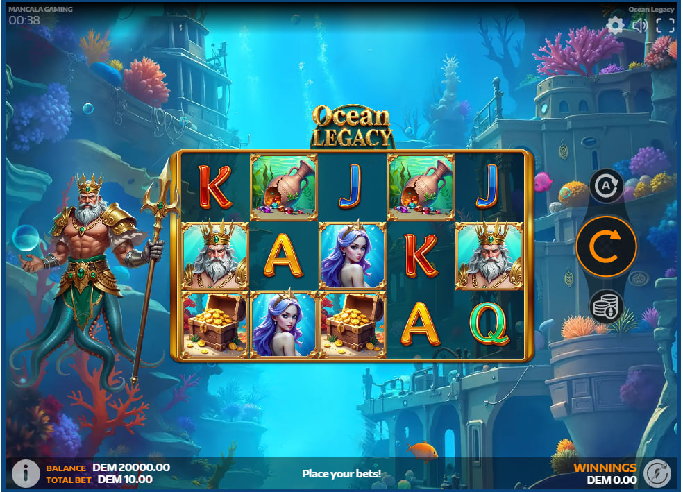 Ocean Legacy (Mancala Gaming) Slot Review & Demo - Respinix