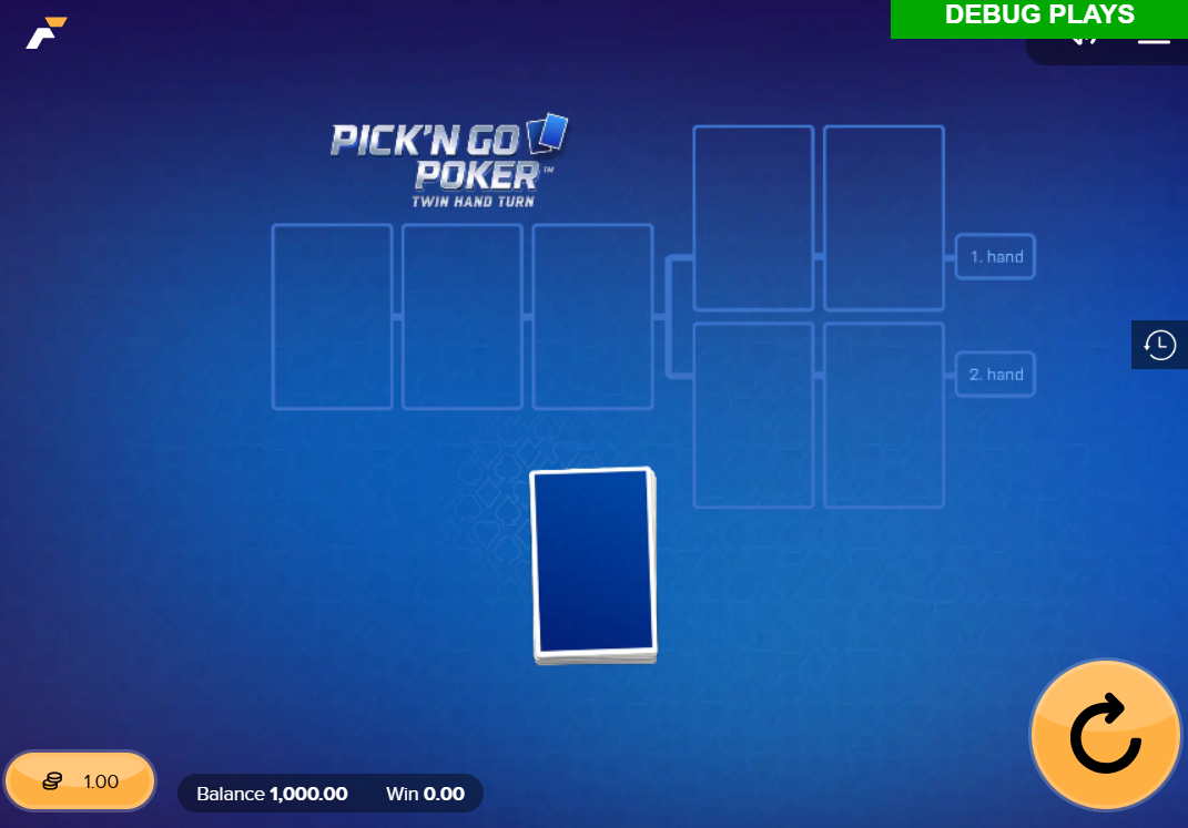 Pick'n Go Poker Twin Head Turn | Strategic Video Poker with 5000x Wins