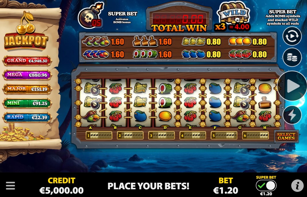Pirates Player Slot | Free Demo | Multi-Game Pirates Adventure