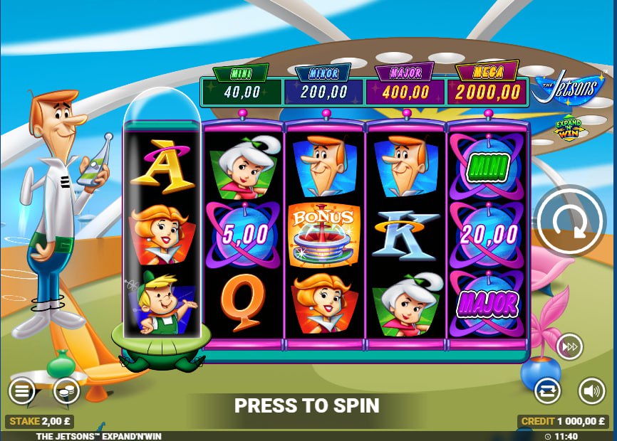 The Jetsons (Blueprint Gaming) Slot Review & Demo - Respinix