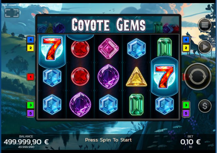 Coyote Gems (Tiptop) Slot Review & Demo - Respinix