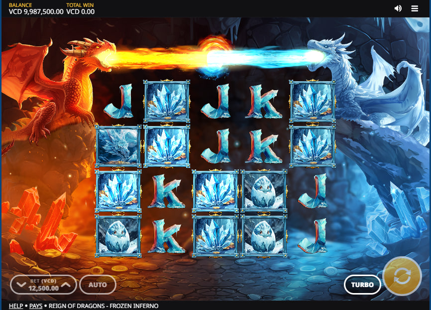 Reign of Dragons – Frozen Inferno (Silverback Gaming) Slot Review ...