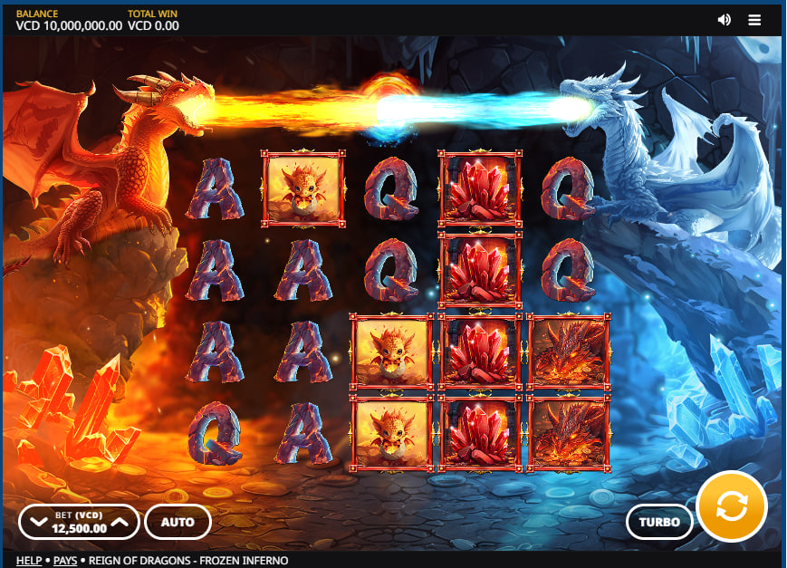 Reign of Dragons – Frozen Inferno (Silverback Gaming) Slot Review ...