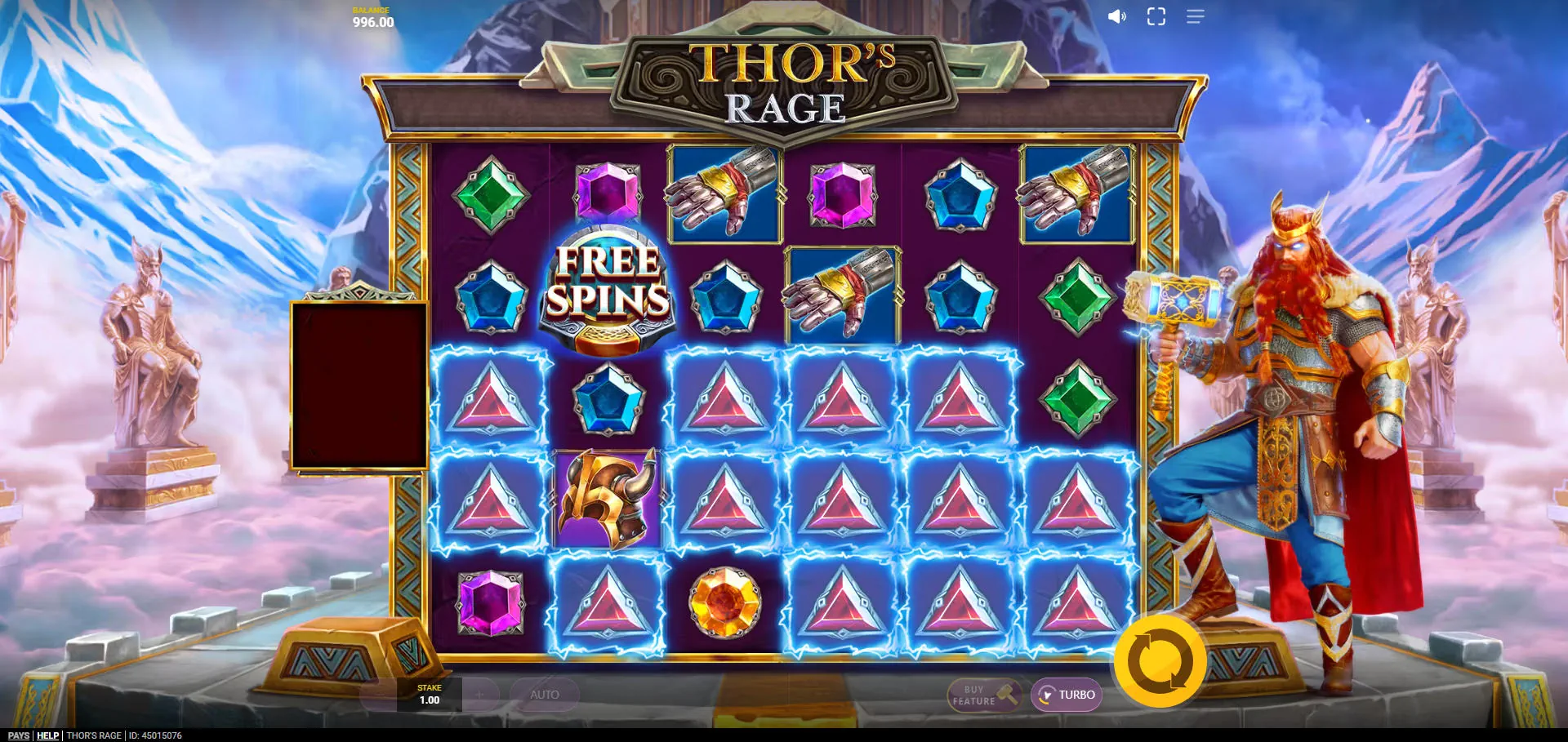 Play Thor's Rage Slot for Free | Respinix Demo