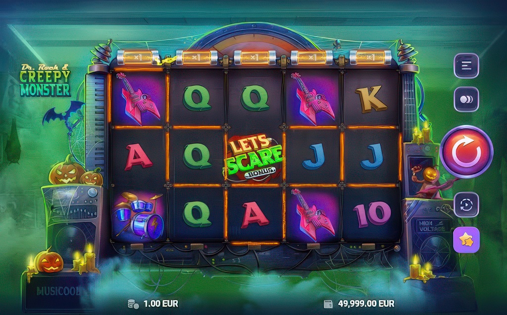 Dr. Rock & Creepy Monster Demo: Free Play Slot with Sticky Wilds | Respinix