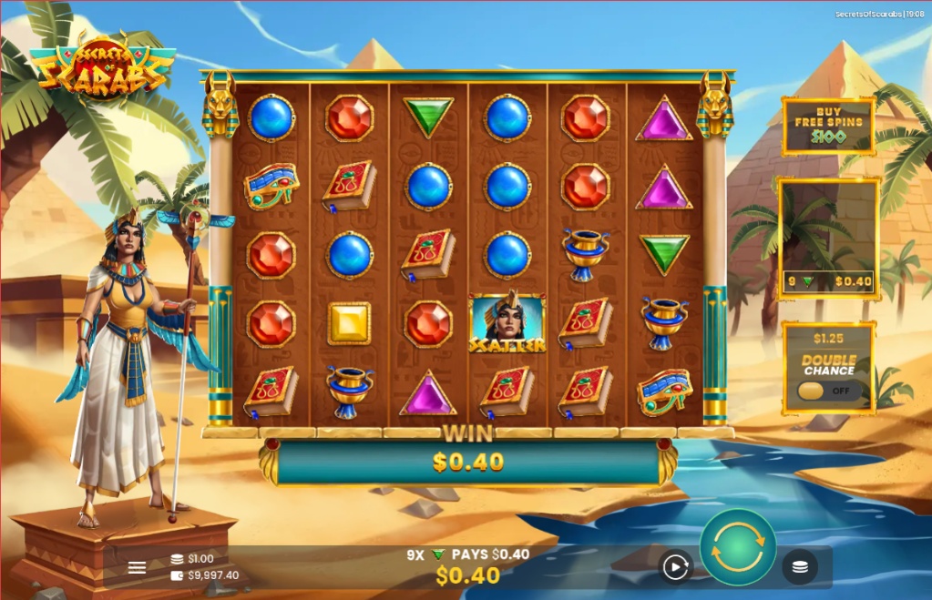 Secrets of the Scarab Slot Free Play & Demo | Respinix