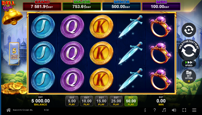 Sword & Crown Bell Link Free Play: Demo Slot | Respinix