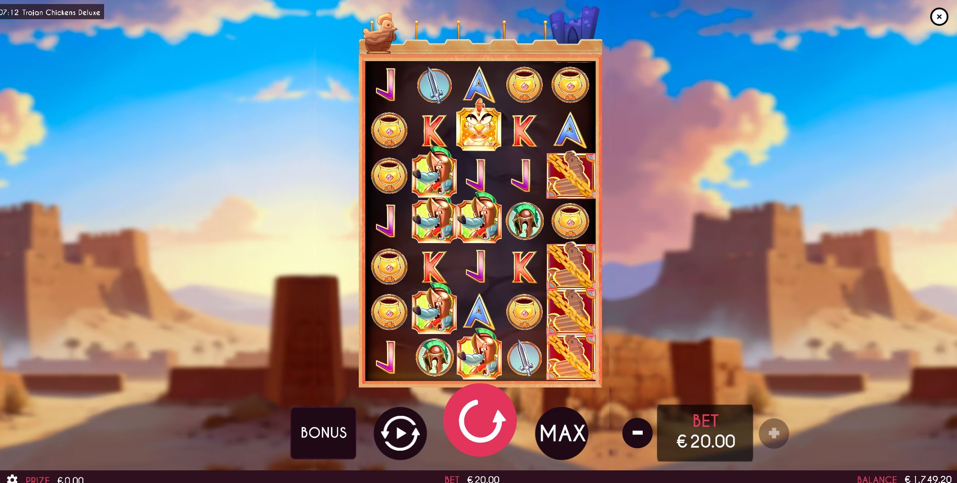 Trojan Chickens Deluxe (Triple Cherry) » Official Slot Demo & Review