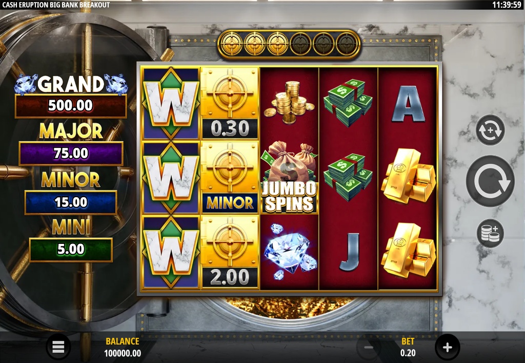 Play for Free Cash Eruption Big Bank Breakout Slot | Respinix