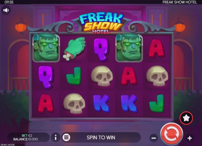 Freak Show Hotel Free Play Demo » 96.35% RTP | Respinix