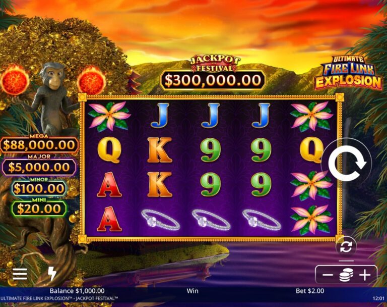 Ultimate Fire Link Explosion (Light & Wonder) » Official Slot Demo & Review