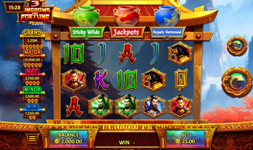 3 Kingdoms of Fortune (Rival) » Official Slot Demo & Review