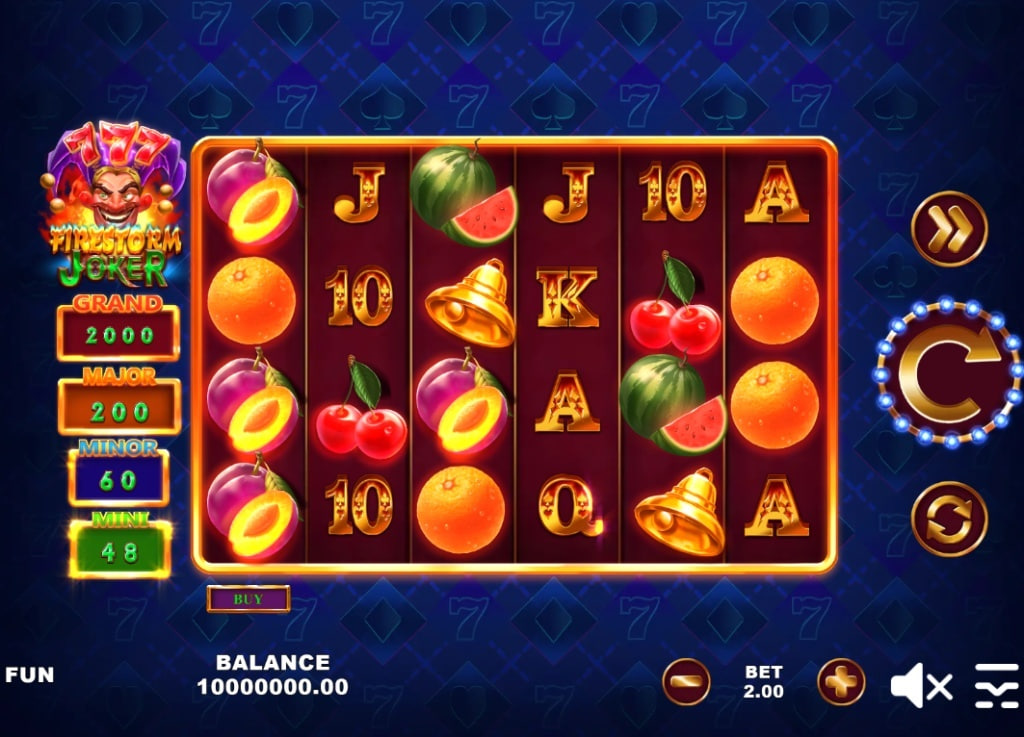 Firestorm Joker 777 (Zillion Games) » 50 Free Spins & Demo Play