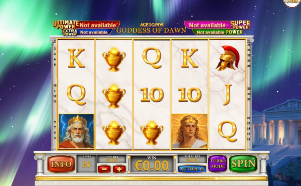 Age of the Gods: Goddess of Dawn (Playtech) » Official Slot Demo & Review