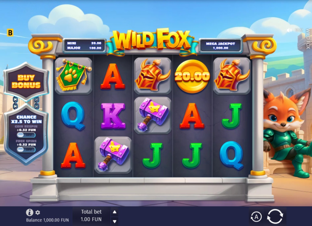 Wild Fox (BGaming) » Official Slot Demo & Review