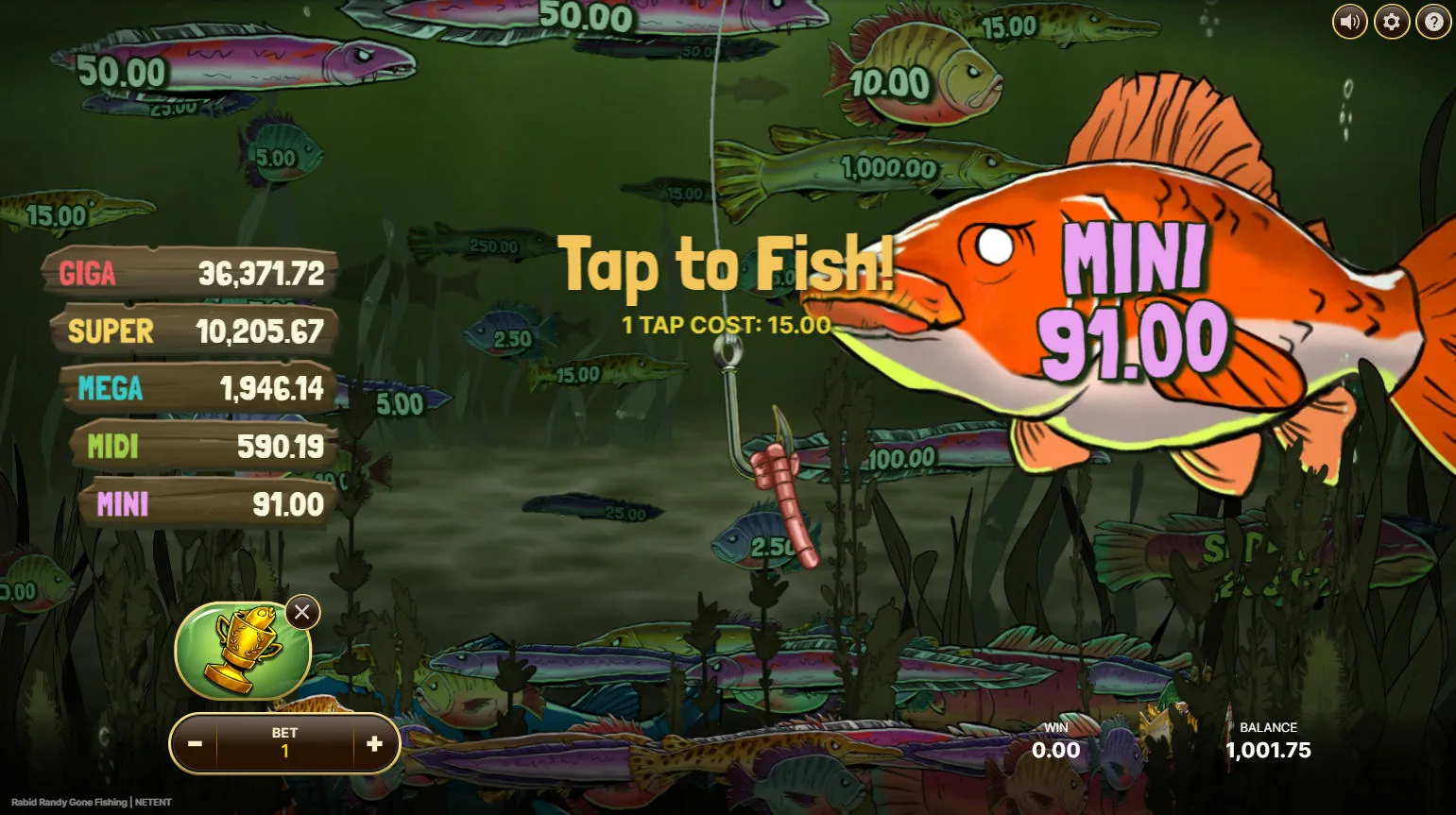 Rabid Randy Gone Fishing | Free Play NetEnt Slot | Respinix