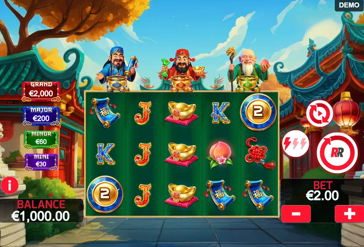 Triple Fu Lu Shou Slot Free Play & Demo | Red Rake Gaming | Respinix