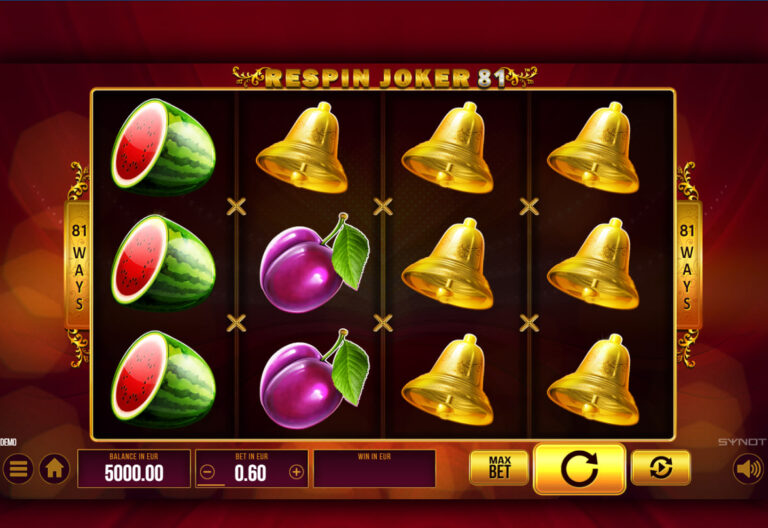 Respin Joker 81 Slot Free Play & Demo | SYNOT Games | Respinix